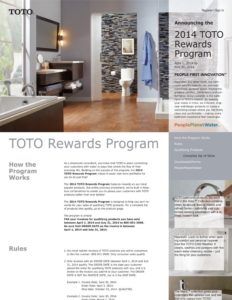 TOTO|Rewards Spiff Program Website - Interline Creative Group