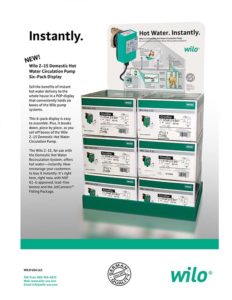 Wilo|Counter Display Sell Sheet - Interline Creative Group